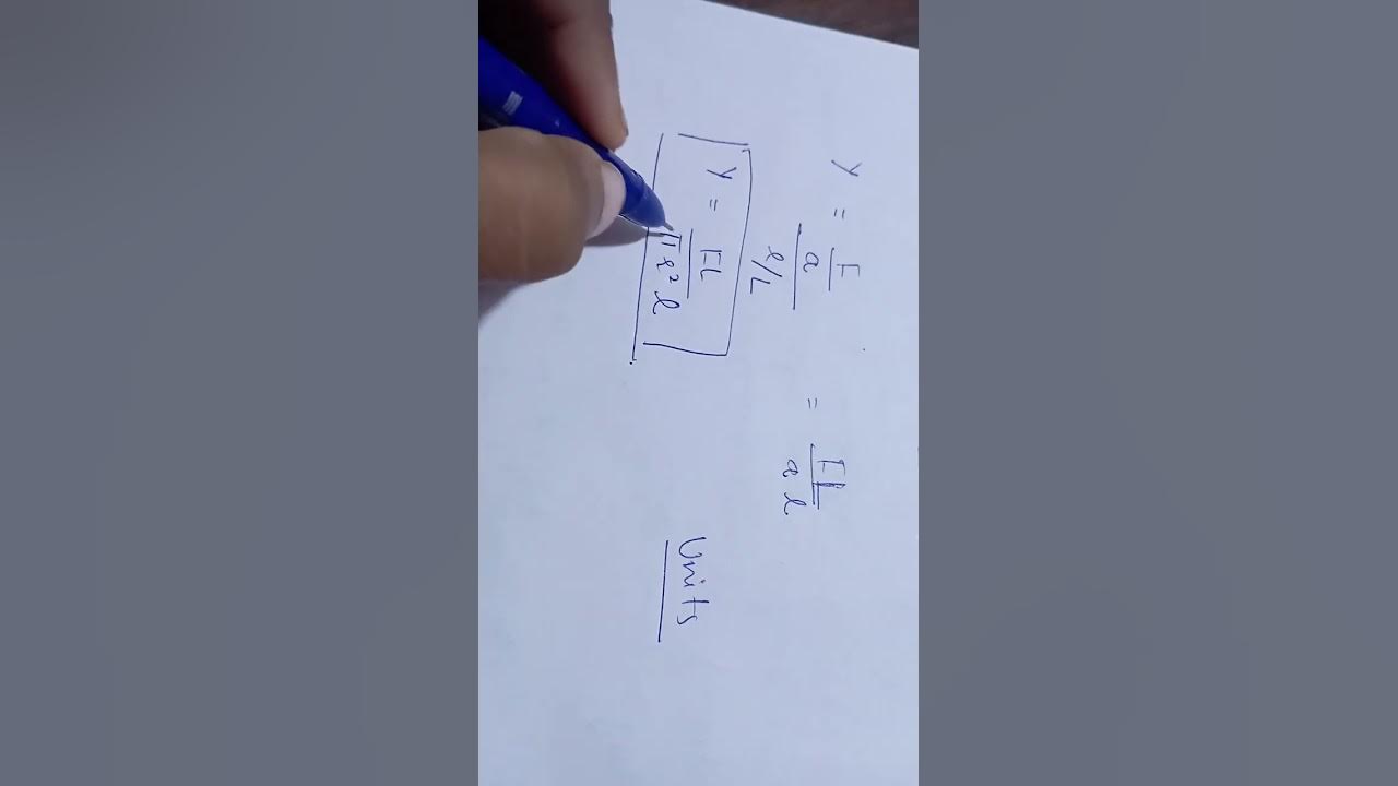 Young Modulus and Bulk Modulus - YouTube