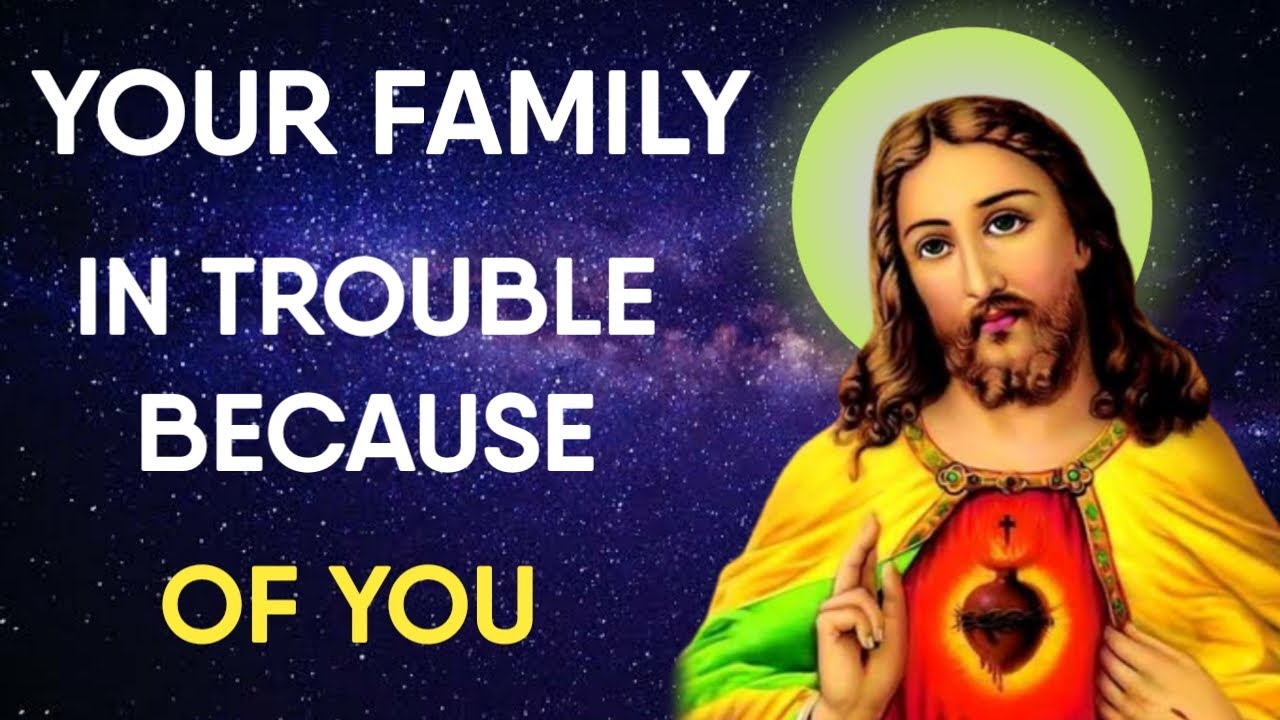 God Message Today | Your Family In Trouble Because Of You | Jesus ...