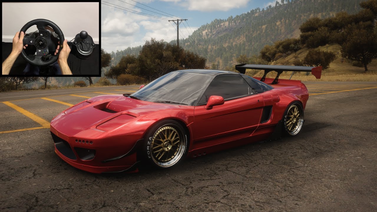 JDM Honda NSX | Forza Horizon 5 | steering wheel gameplay - YouTube