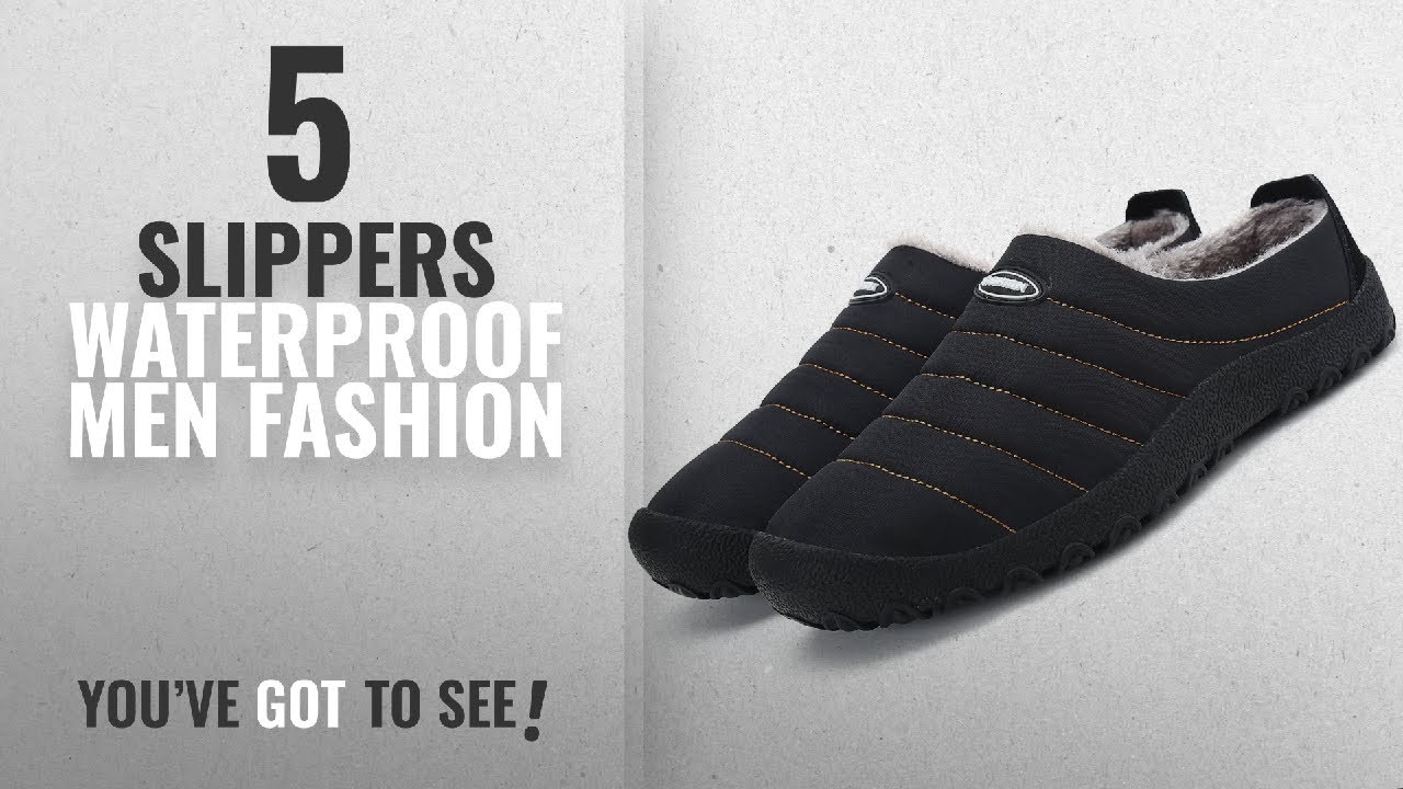 Top 10 Slippers Waterproof [Men Fashion Winter 2018 ]: welltree Women ...