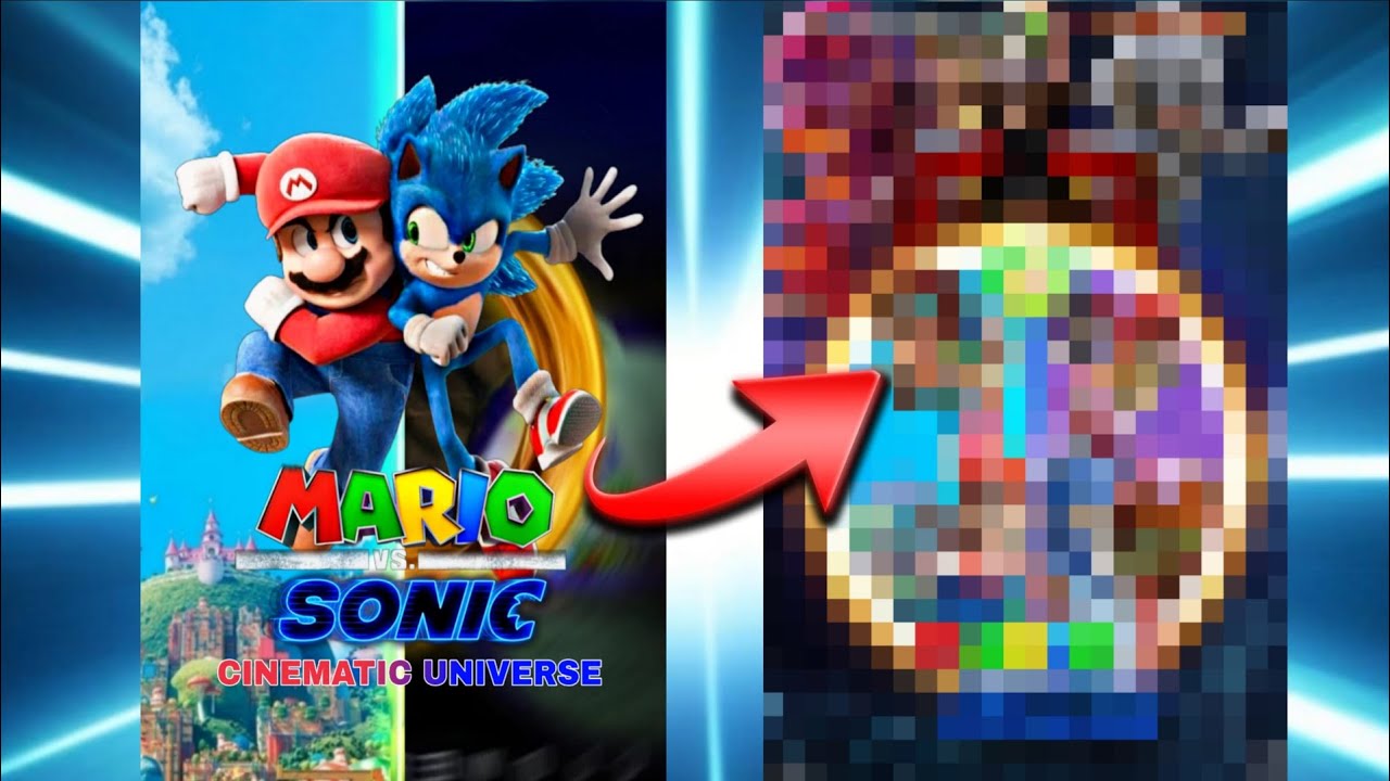 Making a custom Mario vs Sonic Movie poster (Fan poster) - Sonic 492 ...