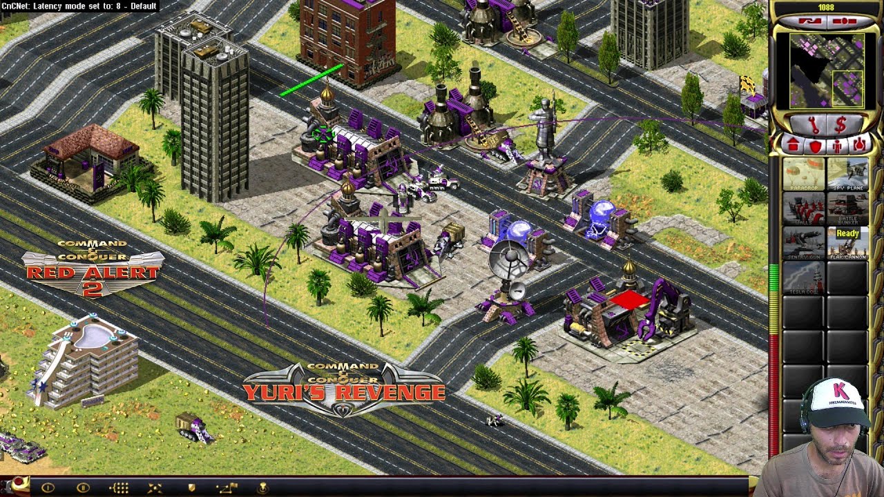 Red Alert 2 Gameplay 1 vs 1 Soviet vs Allied online multiplayer New ...