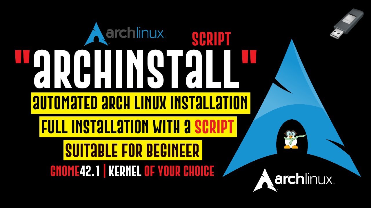 How To Install Arch Linux Using Archinstall Script Arch Linux Quick Installation 2022 Youtube