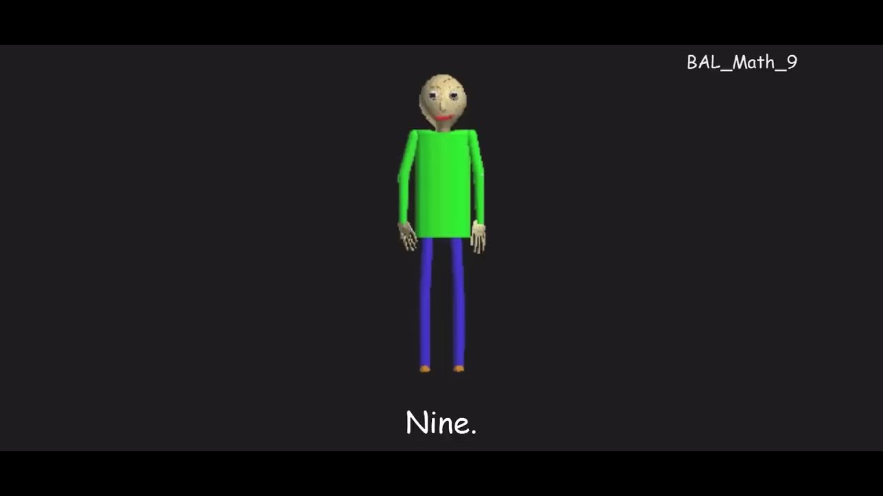 Baldi - Nine (Official Music Video ft. playtime and Principle) - YouTube
