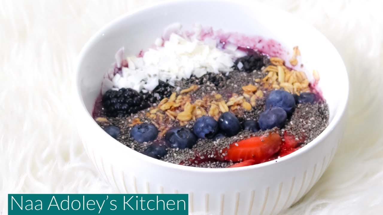 How to make a delicious VERY BERRY BOWL. - YouTube