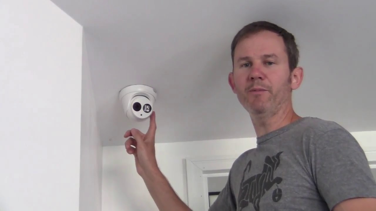 Unboxing, install and setup Turret style security camera by HIKVISION ...