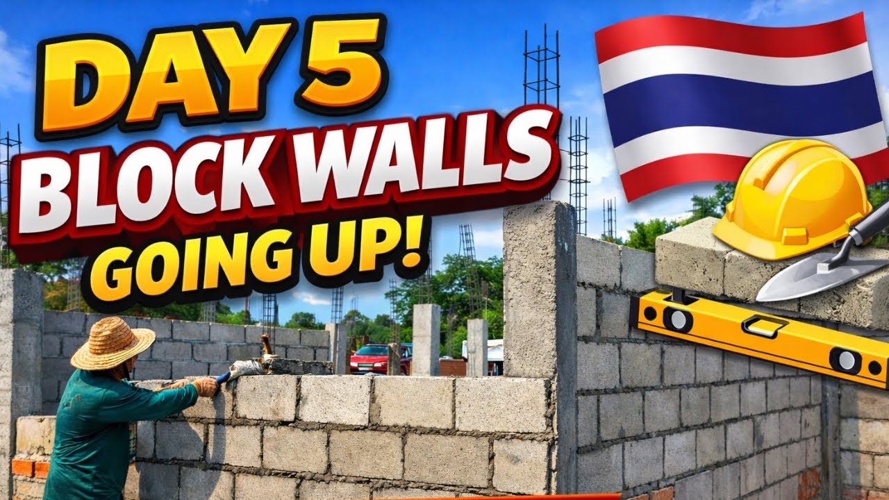 Bricks & Beats | Restaurant Build Day 5 – Block Work & Mo Lam - YouTube
