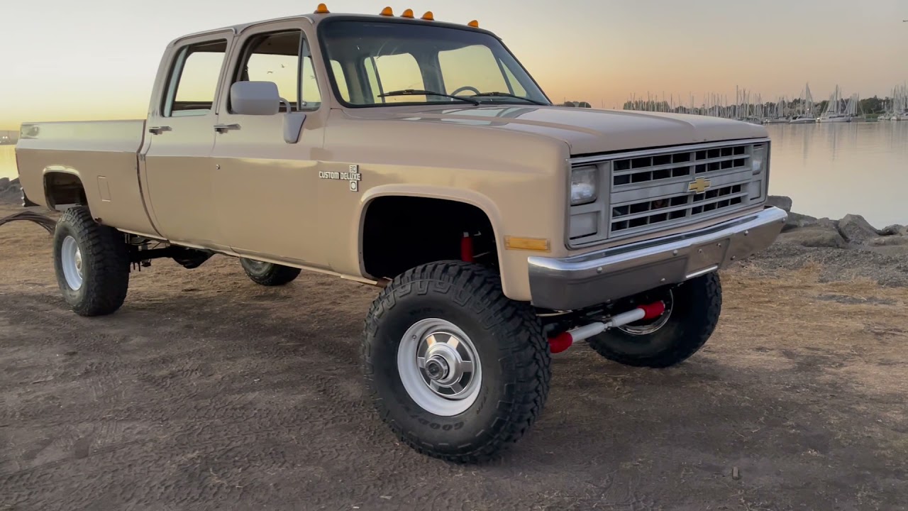 1988 Chevy V30 Crew Cab WALKAROUND - YouTube