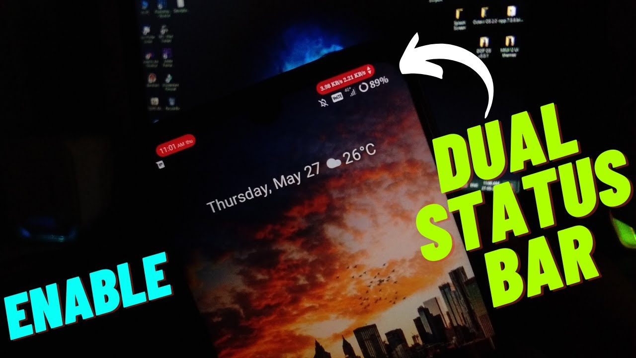 How to Enable Dual Status Bar - DSB in Any Android Phone | Customise ...