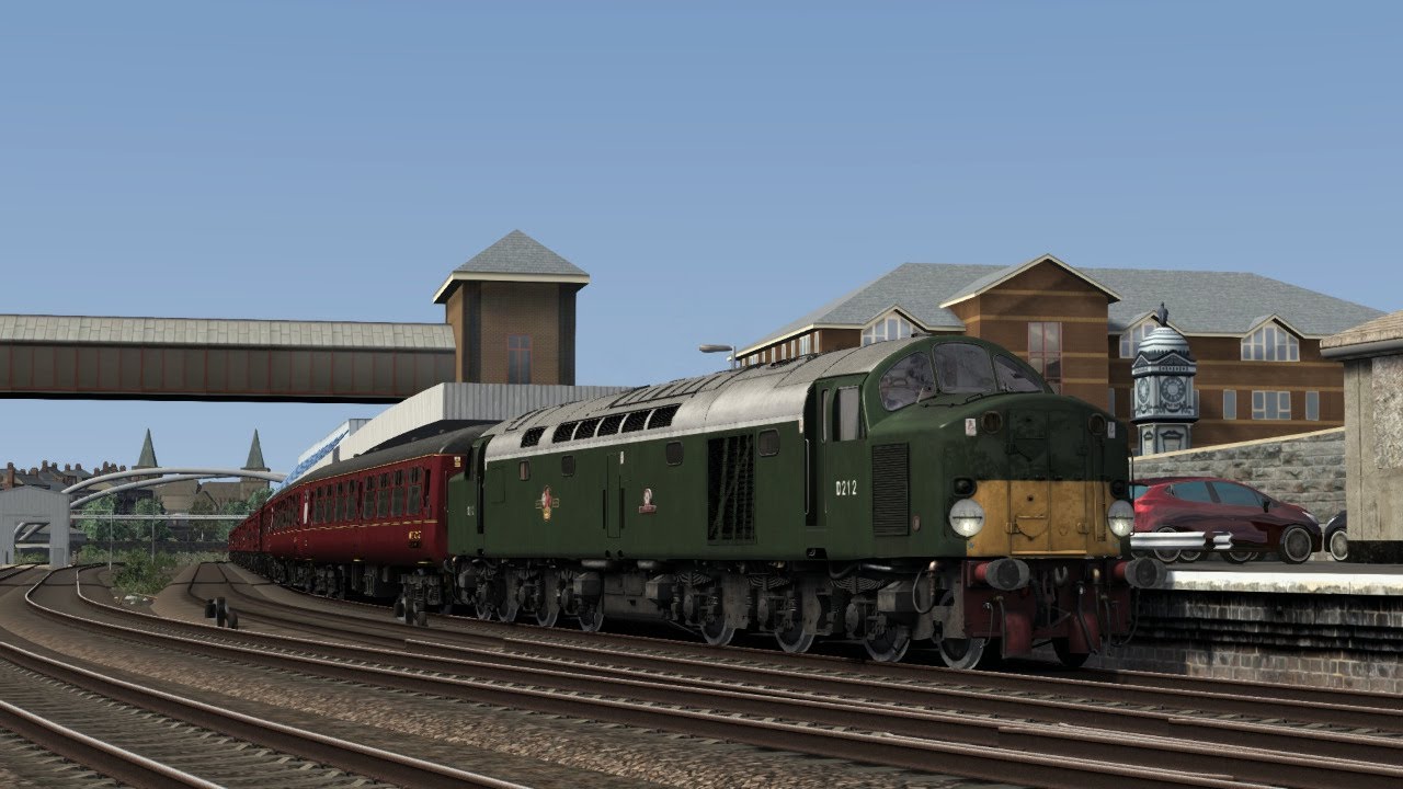 Train Simulator Class 40 Holyhead to Chester - YouTube