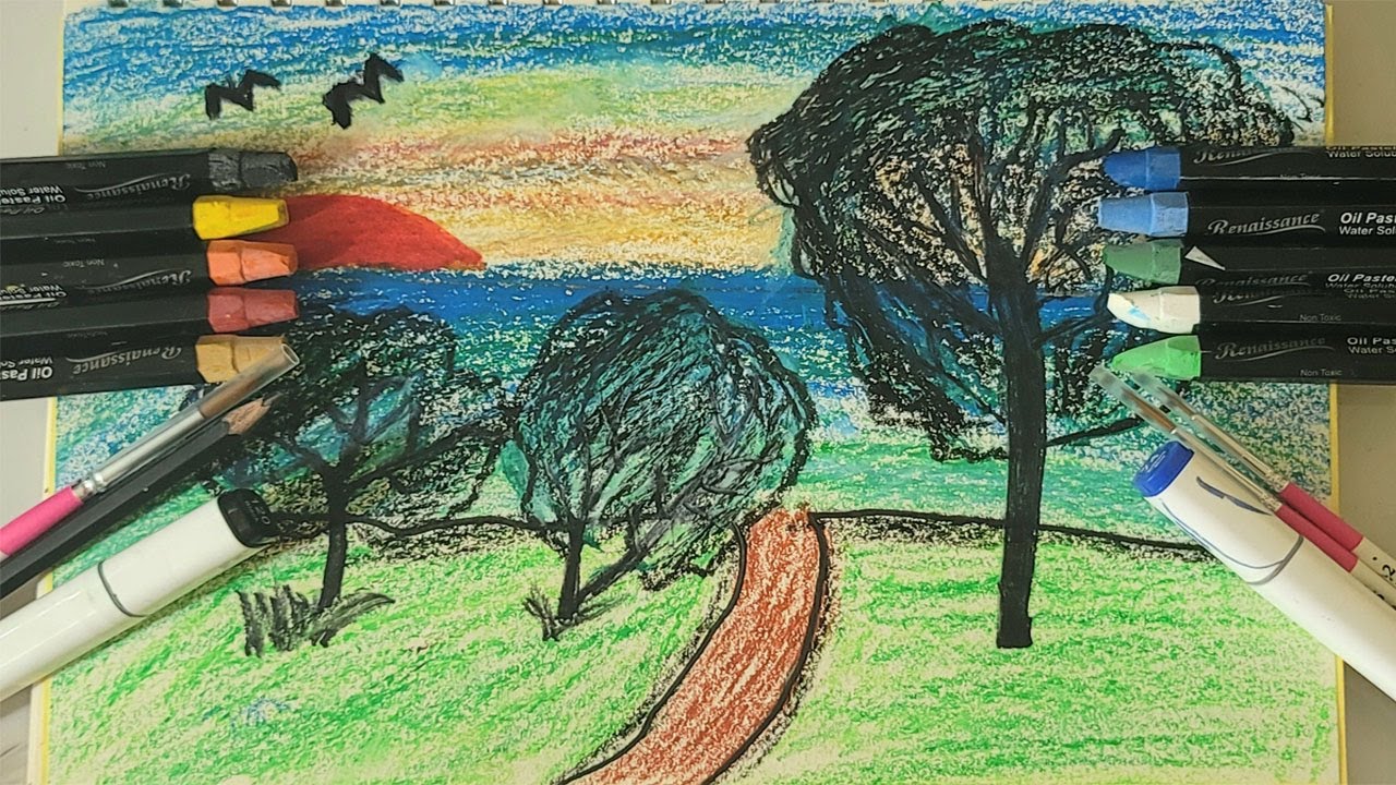 Estuary Drawing Easy