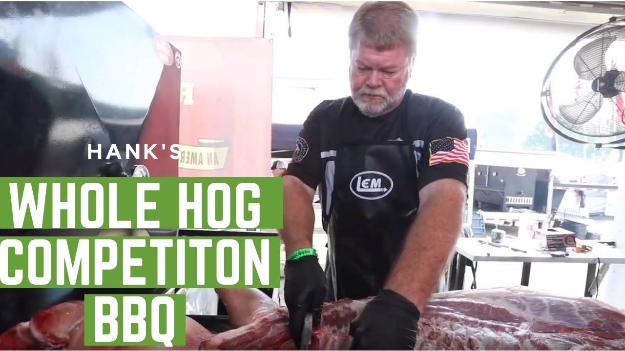 Competition BBQ Whole Hog: Hanks BBQ Memphis In May 2019 - YouTube