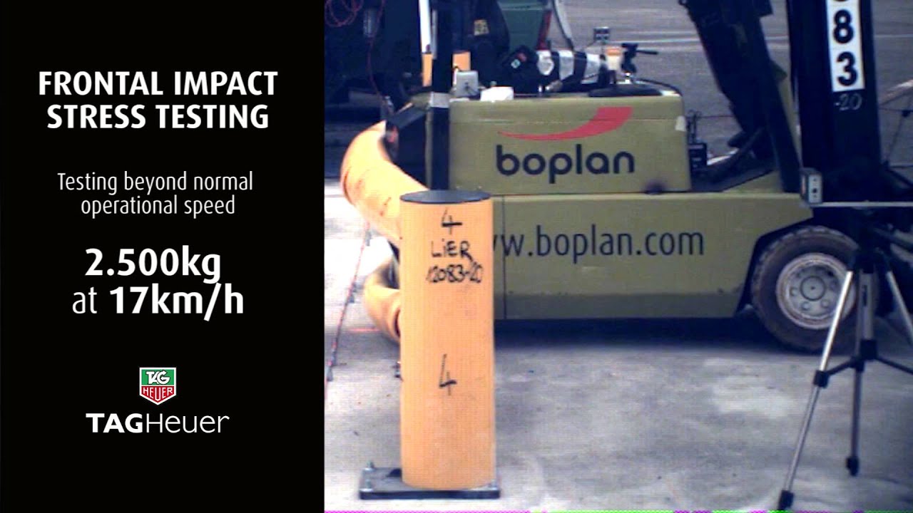 BOPLAN - Flex Impact® safety barrier certified stress testing - YouTube