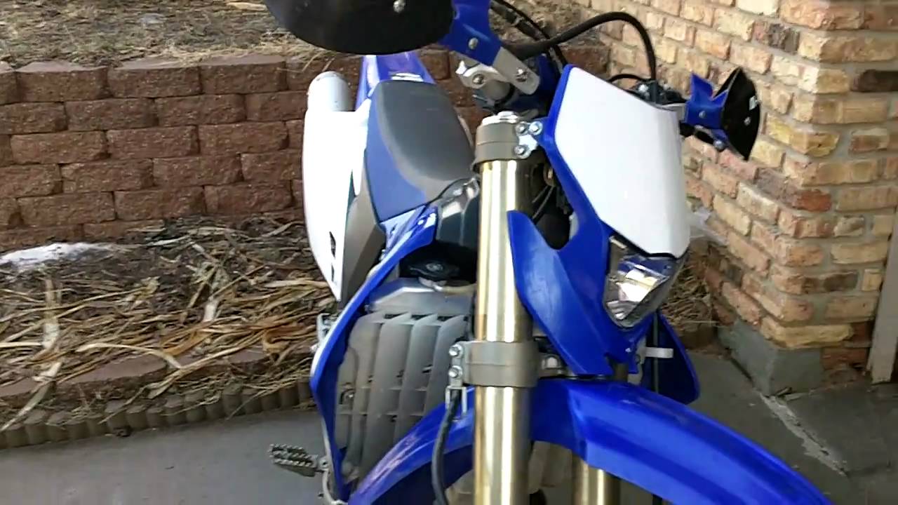 Review of 2008 yamaha wr 250f - YouTube