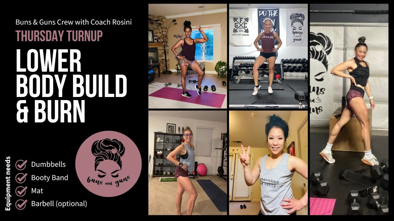 4/28/23 Lower Body Build & Burn - YouTube