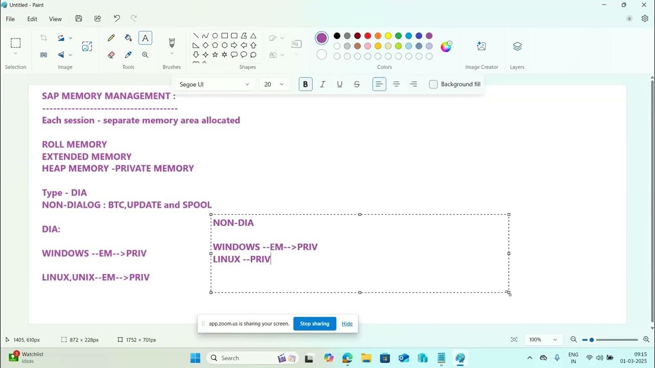 Memory Allocation in SAP Memory Management - YouTube