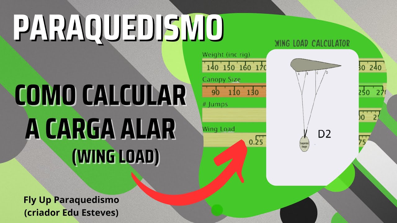 [Paraquedismo] Aprenda a Calcular a Carga Alar / Wing Load - YouTube
