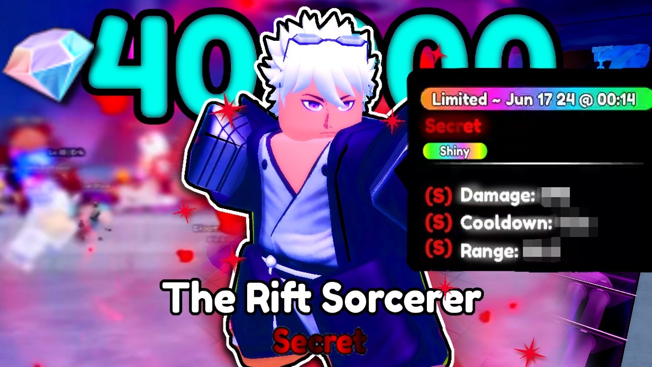 Spending $40,000 for 0.001% SECRET *SHINY* RIFT SORCERER GOJO in Anime ...