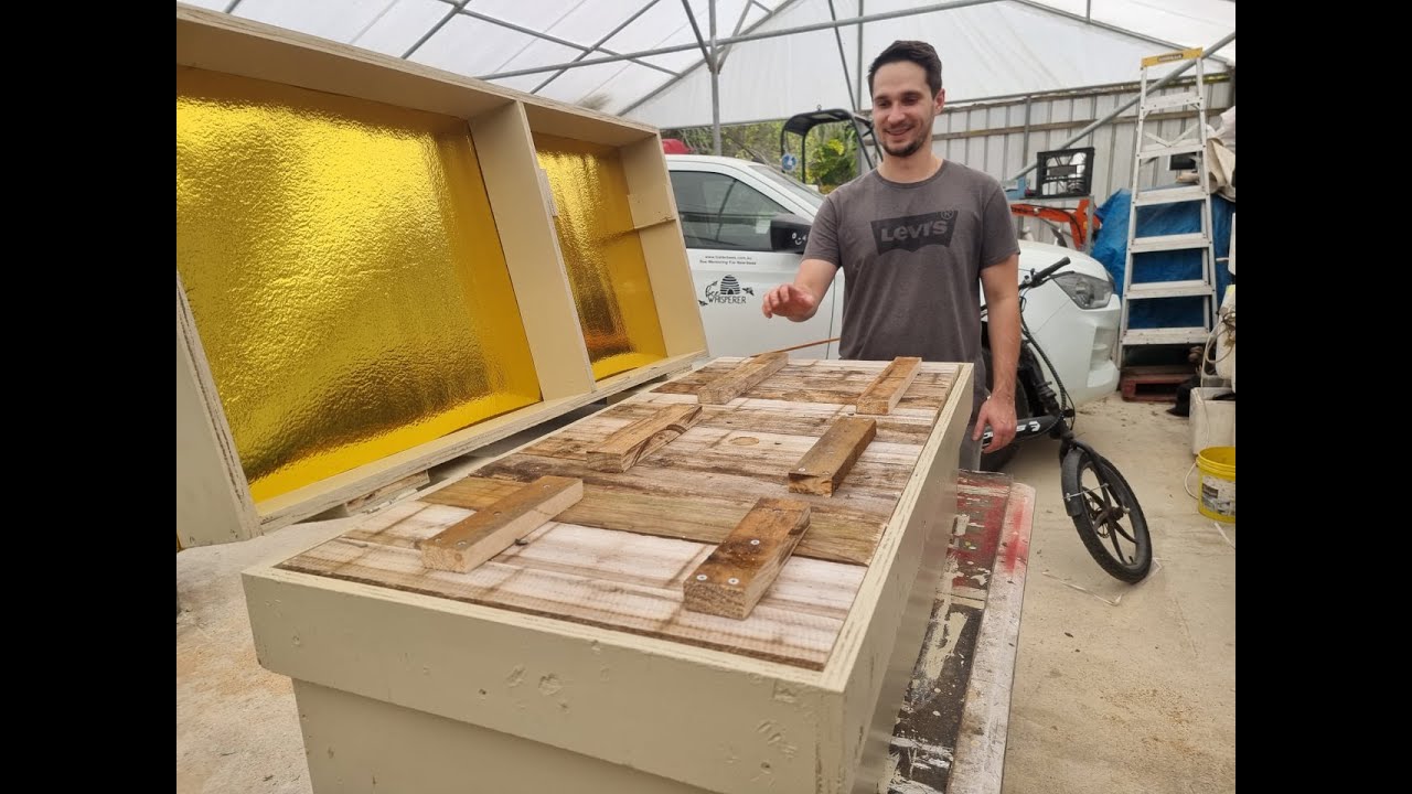 Long Langstroth Bee Hive Box Building & Metric Dimensions for ...