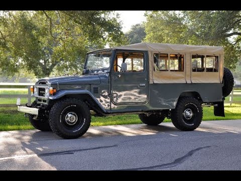 1980 Toyota Land Cruiser HJ45 Troop Carrier Special Edition - YouTube
