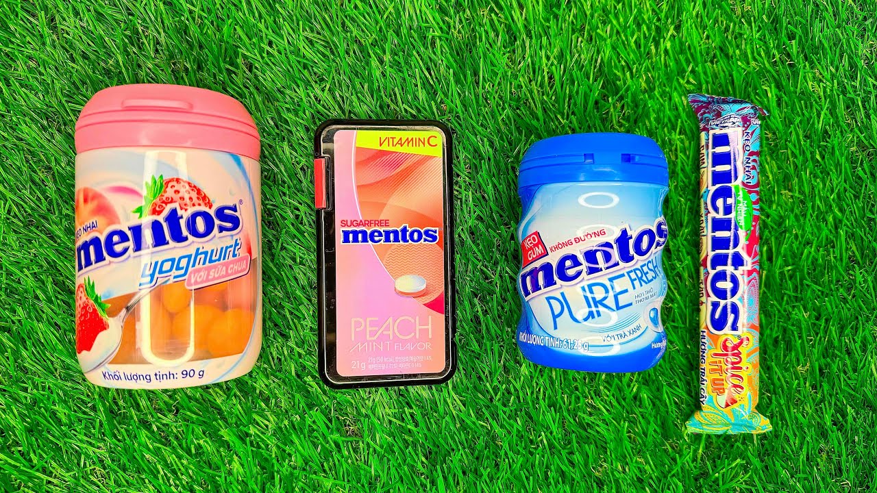 Unpacking Lollipops! Mentos Sweets NEW Candy ASMR - YouTube