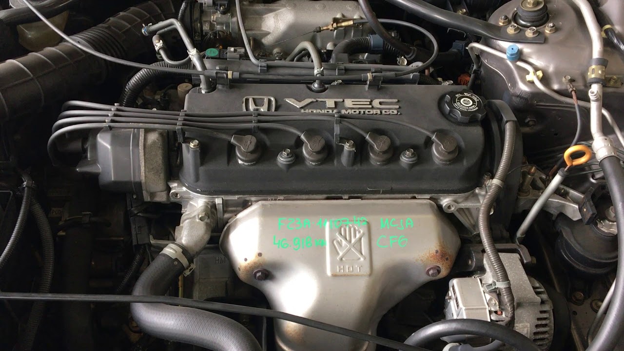 Видео работы двигателя F23A CF6 - YouTube