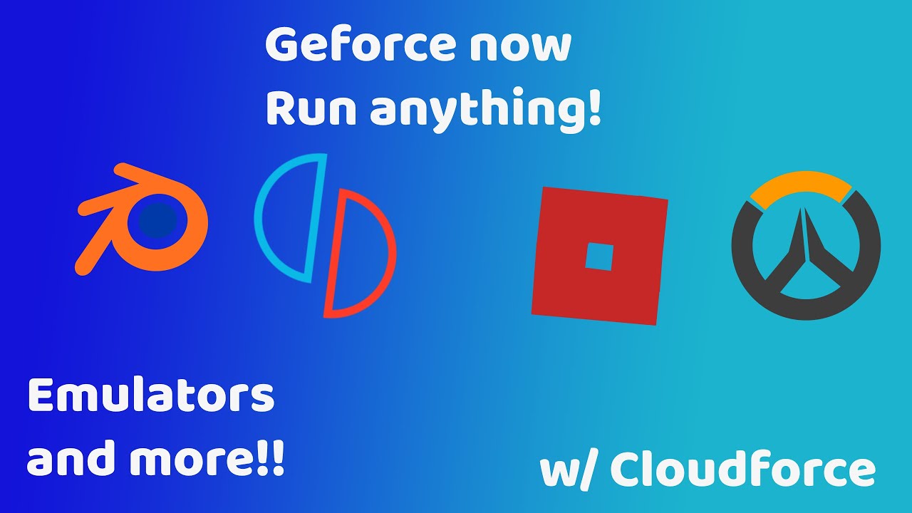 Geforce now method | w/ Cloudforce (Patched) - YouTube