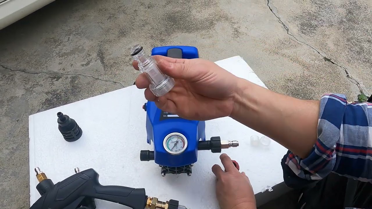 肯田CTK2高壓清洗機改快接組裝示範 - YouTube