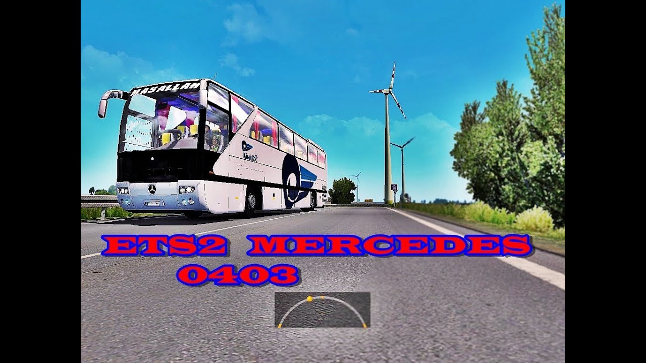 ETS2 1.34 1995 model mercedes 0403 otobüs modu - YouTube