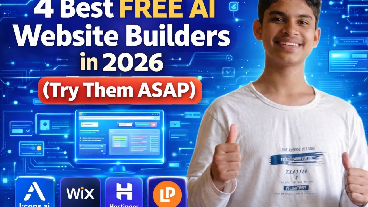 4 Best FREE AI Website Builders in 2026 (Try Them ASAP). TS Hyper Tech ...