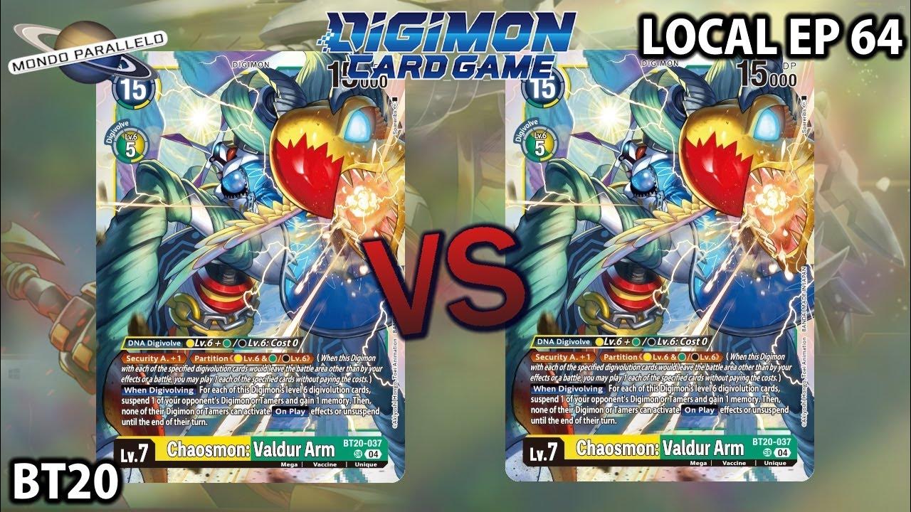 Chaosmon VS Chaosmon | DigimonTCG [BT20] Local EP64 - YouTube