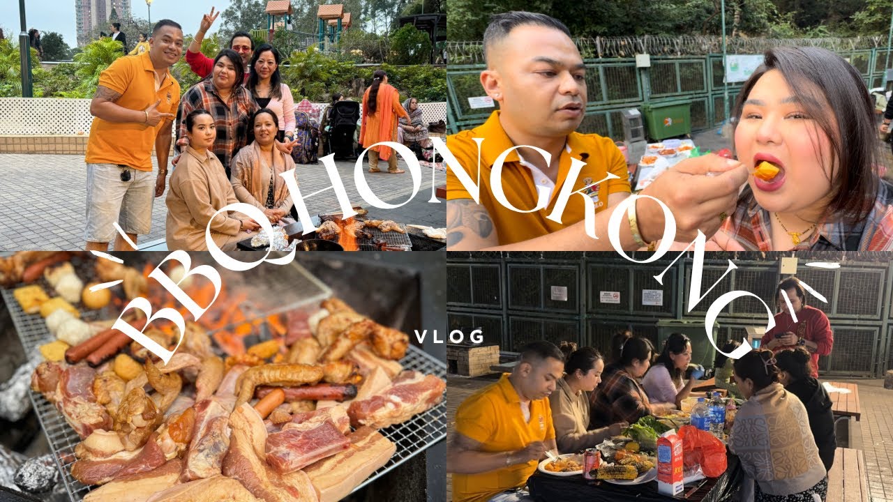 BBQ Hong kong + FUN DAY + Lots of good food - YouTube