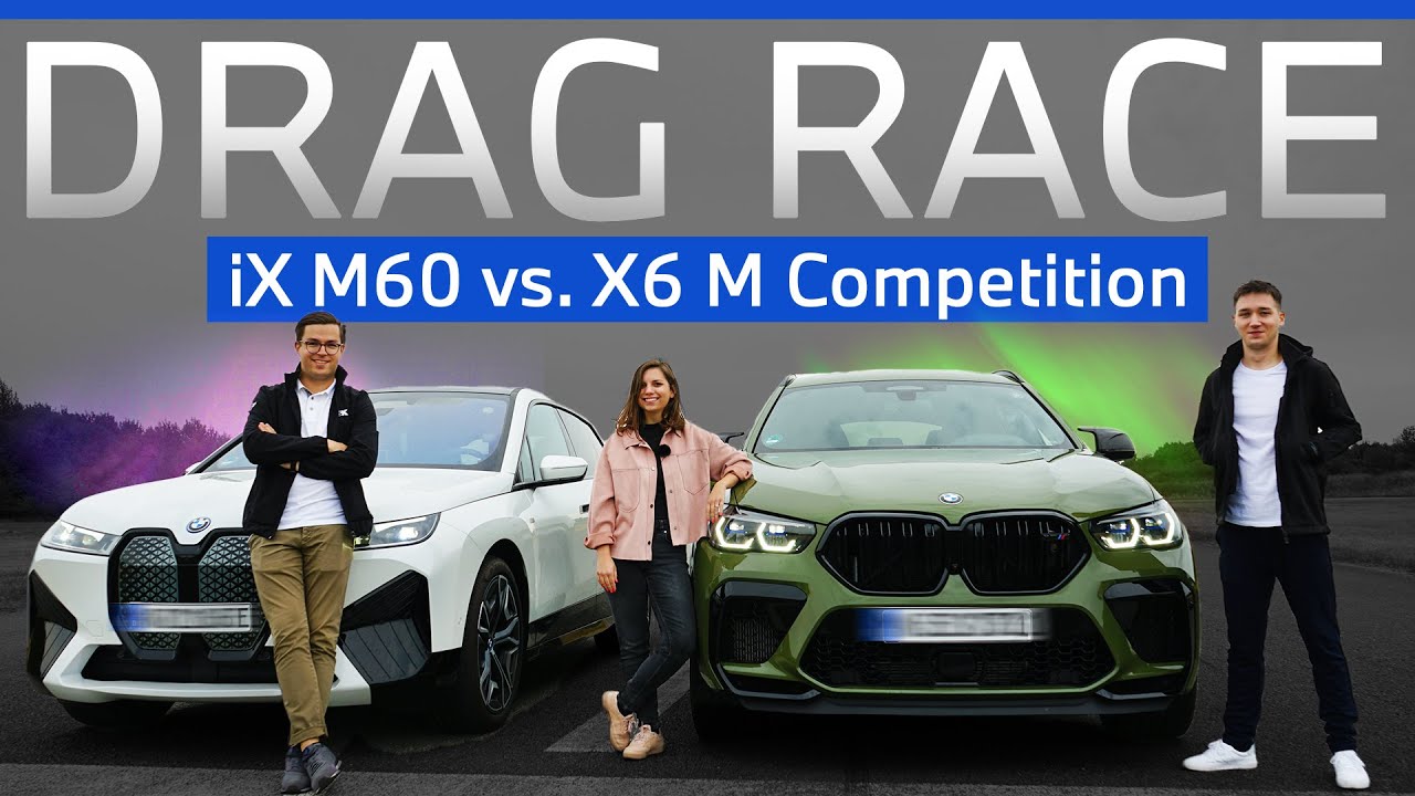 BMW iX M60 vs. BMW X6 M Competition | Drag Race - YouTube
