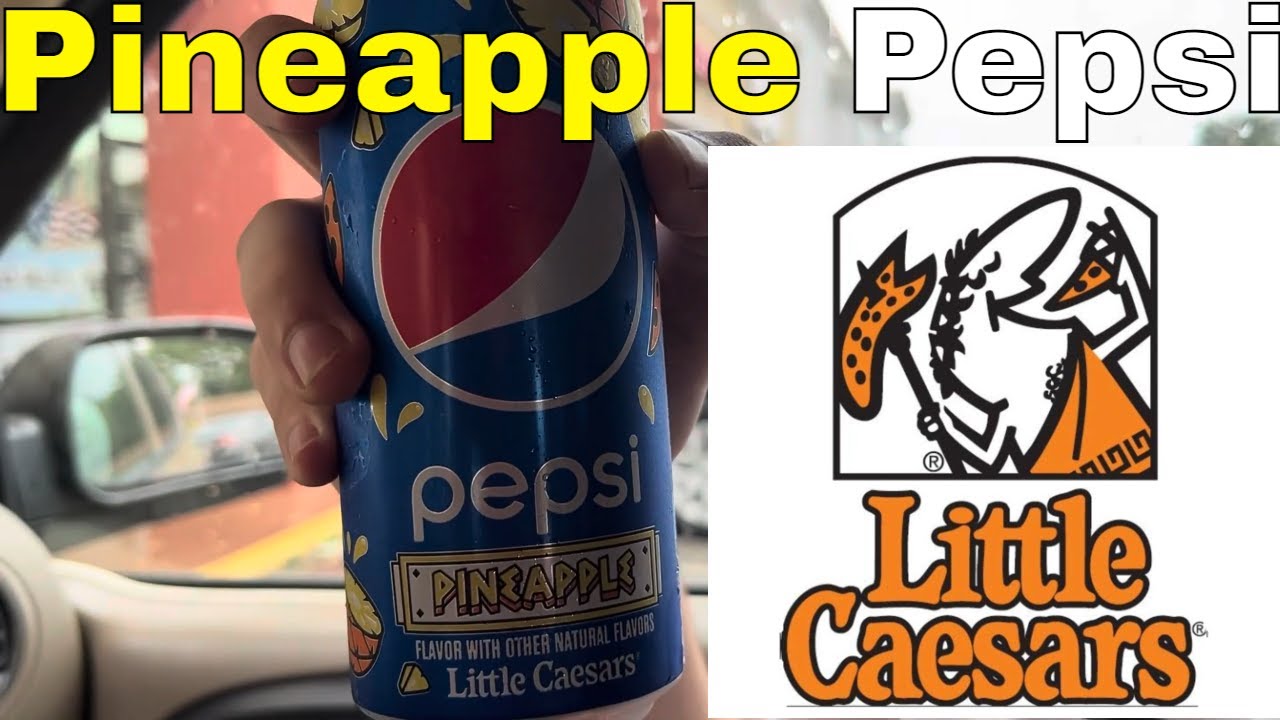Little Caesars Exclusive Pineapple Pepsi - YouTube