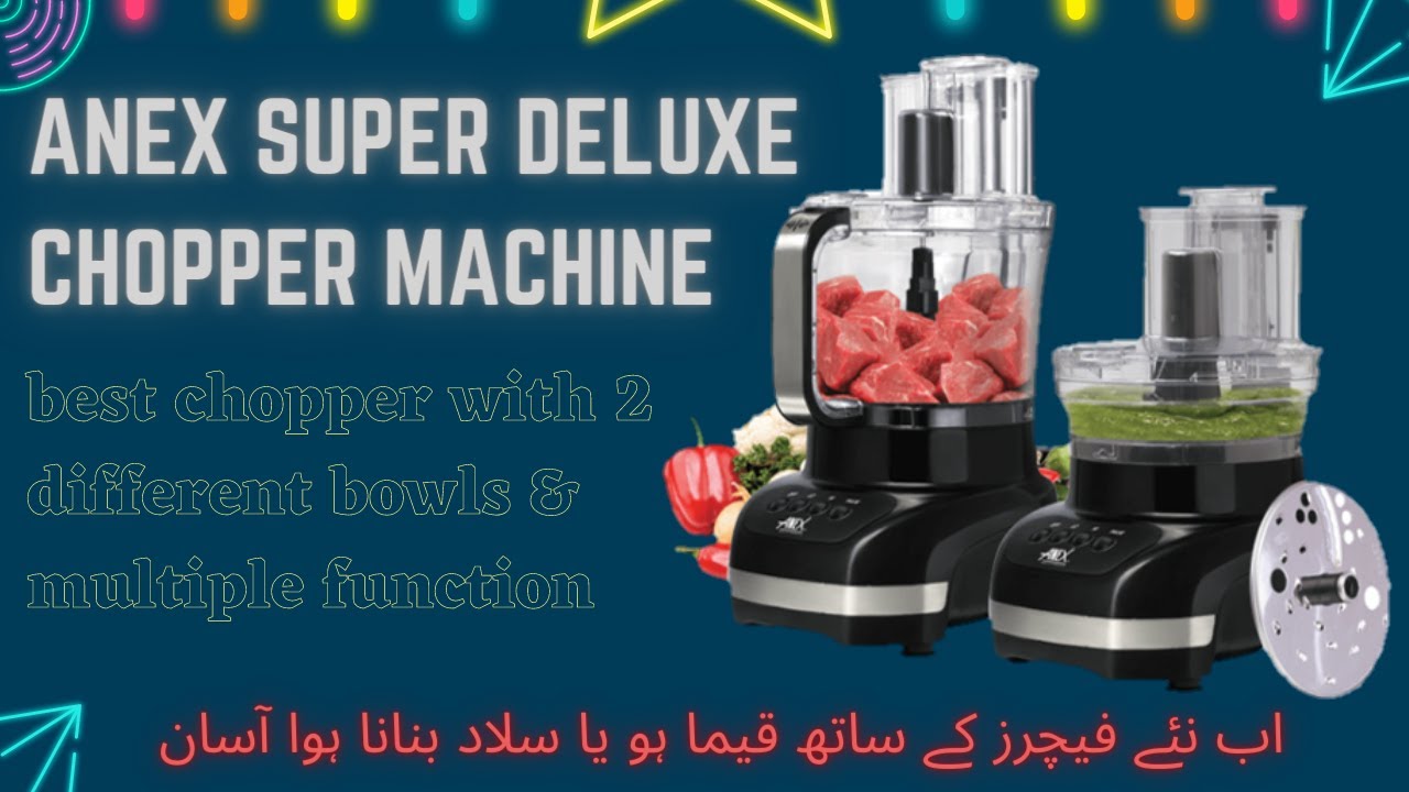 Anex super deluxe chopper Review & Unboxing | Chopper machine price in ...