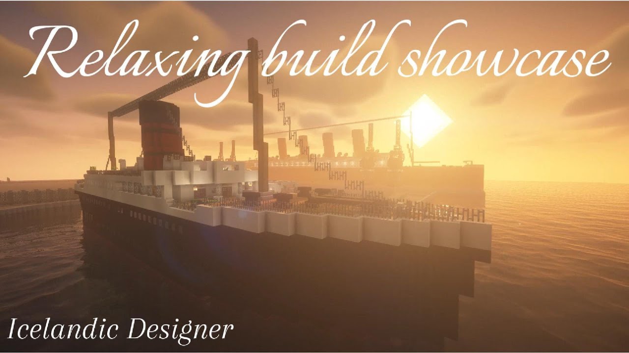 Relaxing minecraft build showcase - YouTube