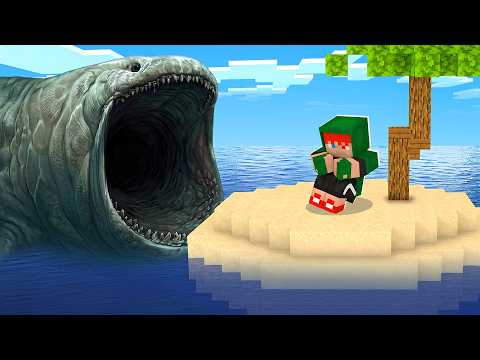 SOBREVIVA EM UMA ILHA CONTRA O BLOOP NO MINECRAFT!!🏝️