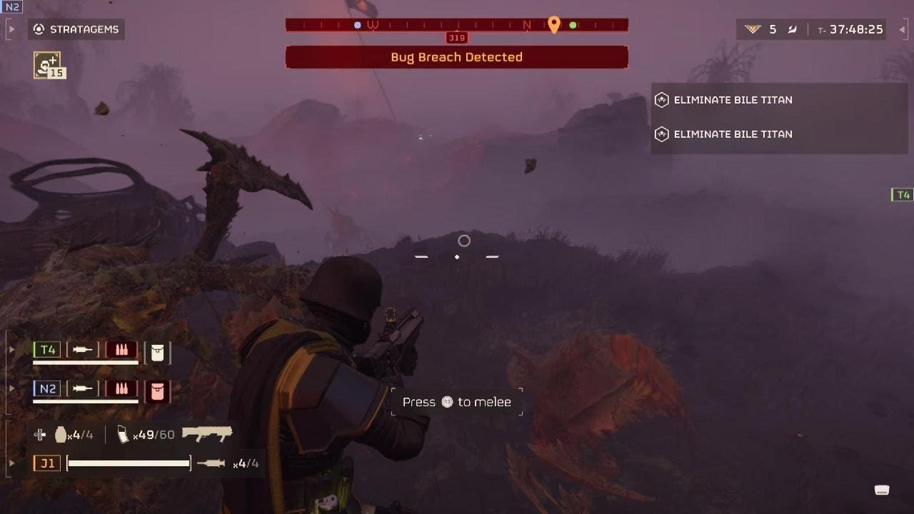 HELLDIVERS 2 these damn hell bugs - YouTube