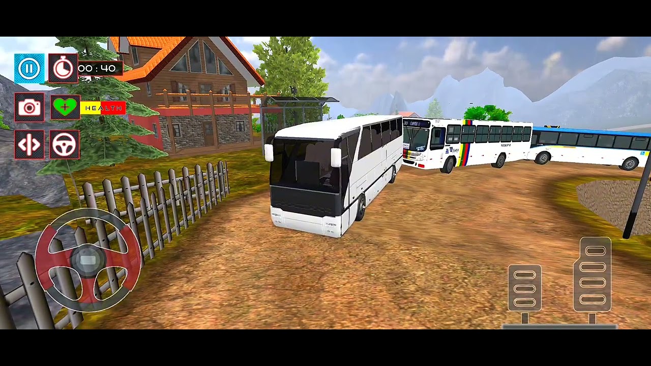 Offroad Real Bus Simulator 3D Offroad Bus impossible Android Gameplay ...
