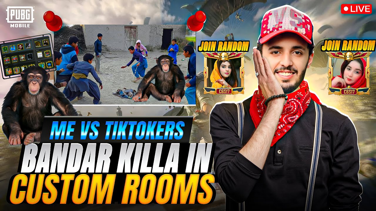 AJ MAIN ACCOUNT SY RANDOM JATY😁 & BANDER KILLA WITH TIKTOKERS IN CUSTOM ...