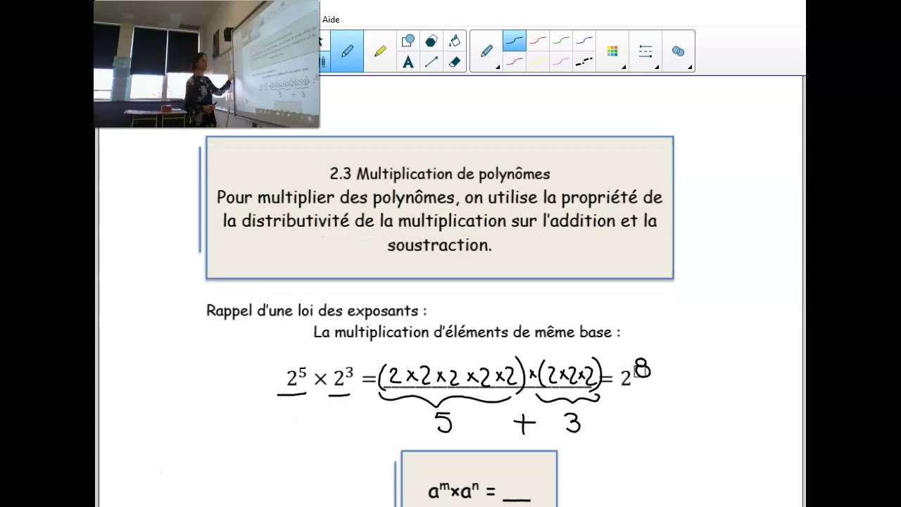 4 SN module 4: La loi des exposants lorsque l'on multiplie d - YouTube
