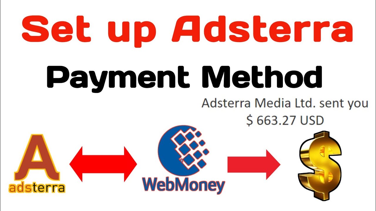 How to connect webmoney account in adsterra || How to add payment method in adsterra || Adsterra ...