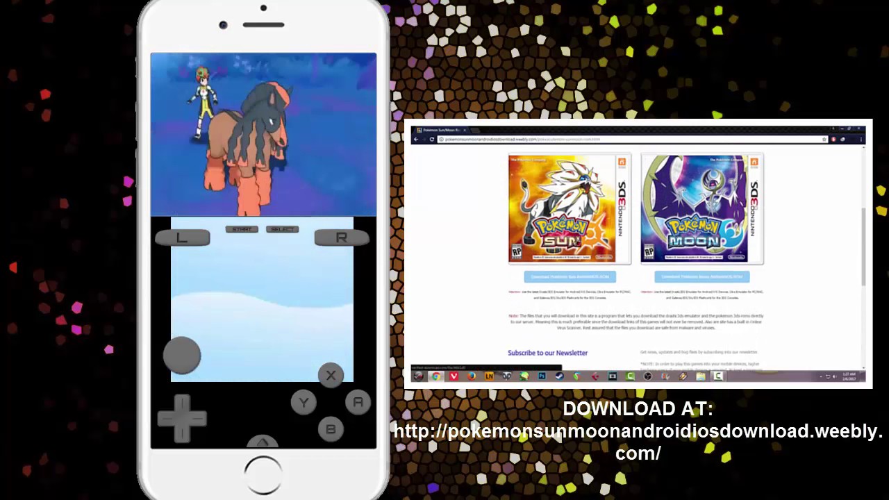 Working Pokémon Sun on iPhone using Drastic 3DS Emulator iOS (FULL ...