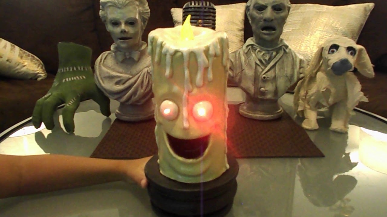 Walmart 2017 Halloween Talking Candle - YouTube