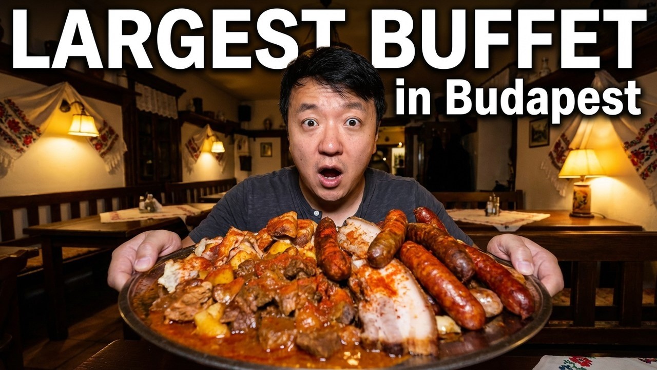 INSIDE the MOST EXPENSIVE & LARGEST All-You-Can-Eat BUFFET in Budapest ...