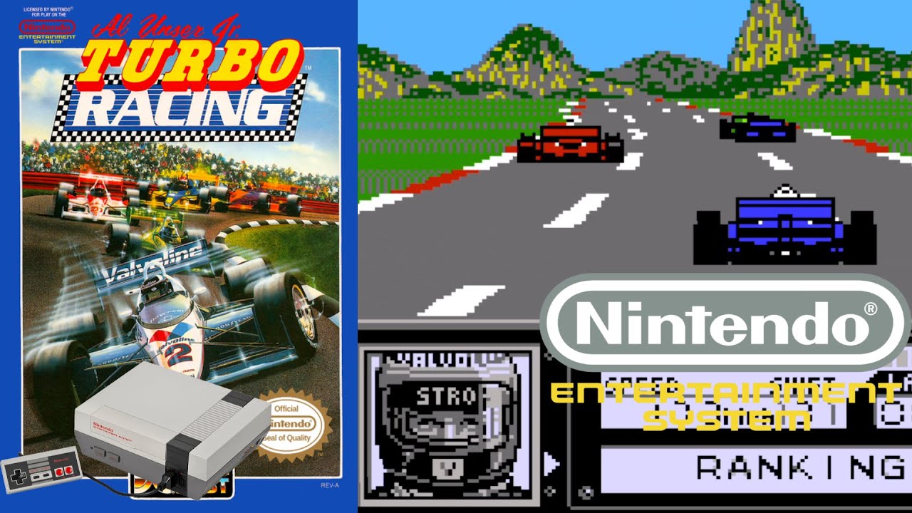 Al Unser Jr.'s Turbo Racing (1990) Nintendo Entertainment System (NES ...