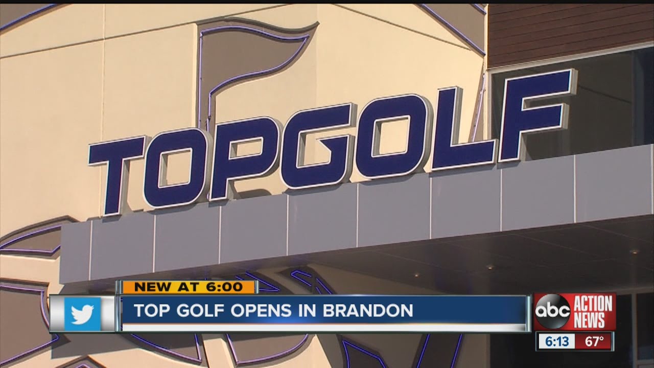 "Top Golf" facility opens in Brandon - YouTube