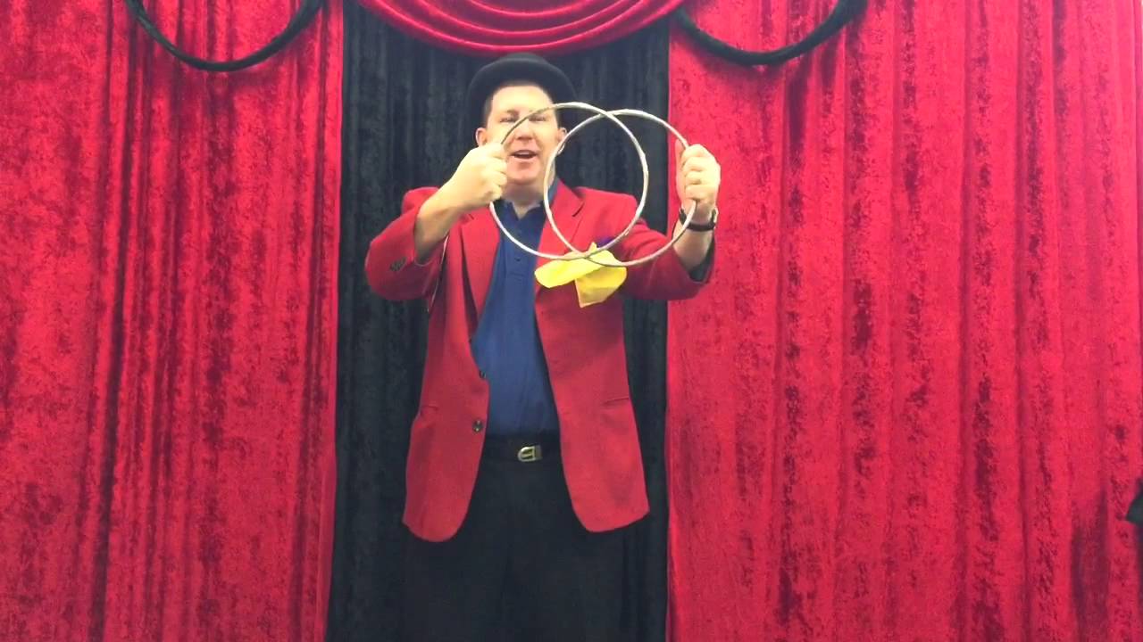 Magic in the Mill Theatre - Joe Castricone Magic Rings - YouTube