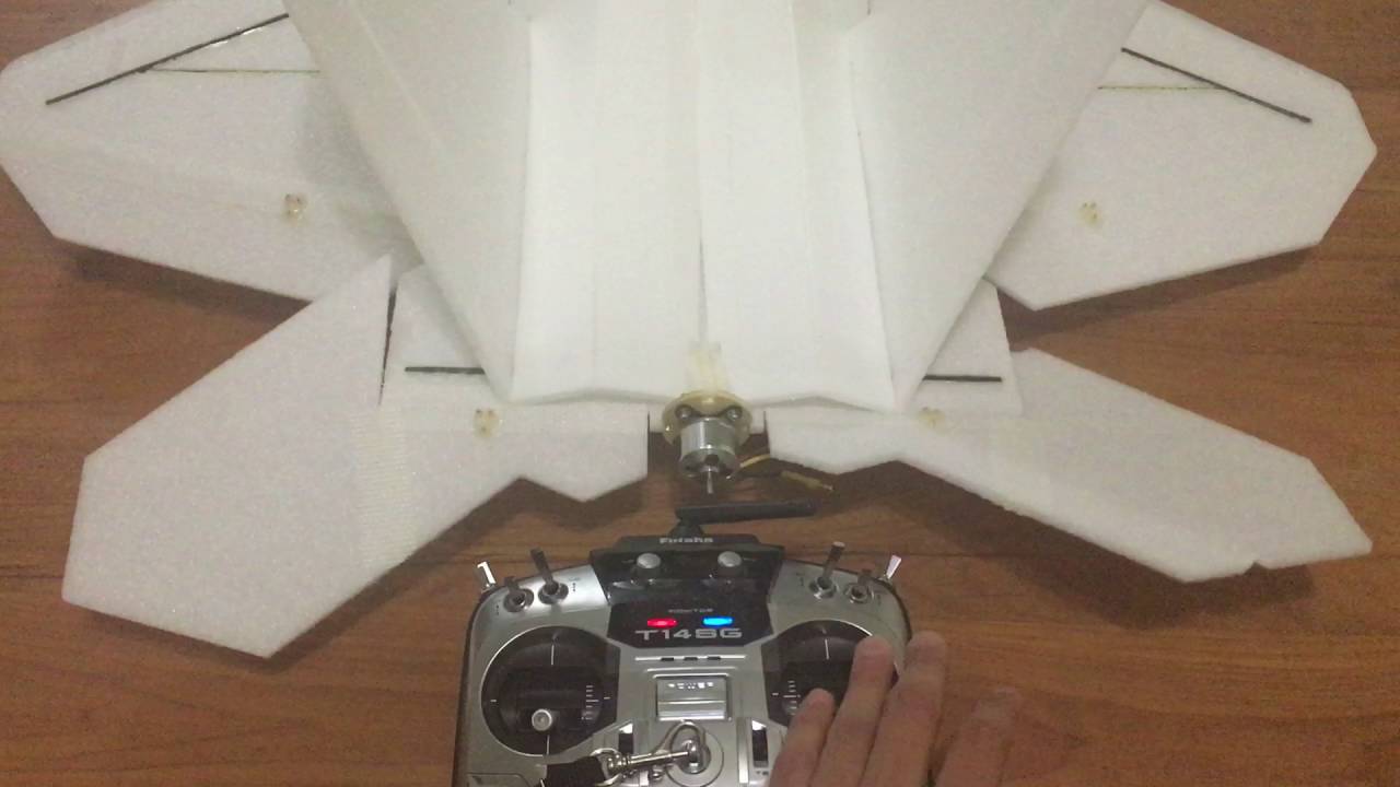 Flaperon setup with elevons - YouTube