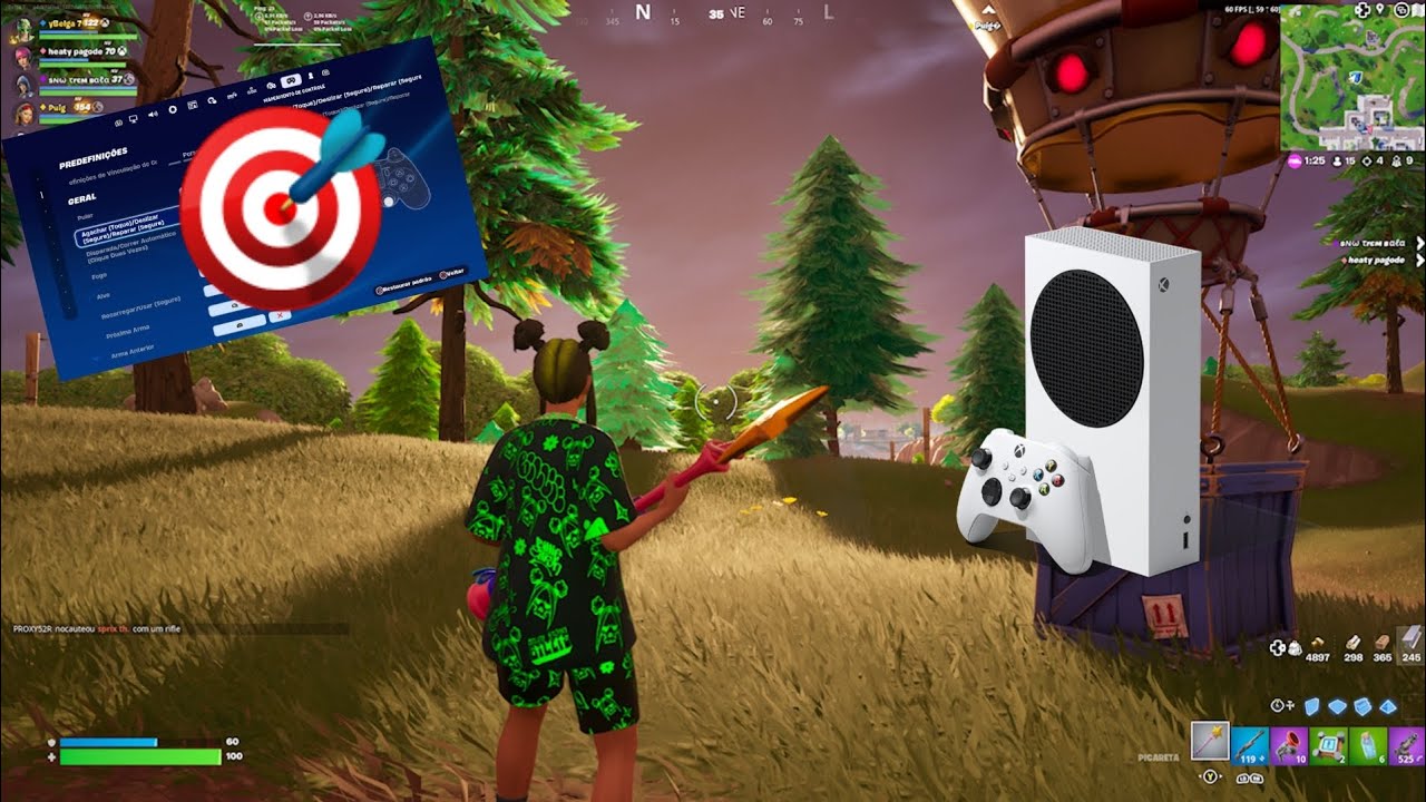 Xbox Series S Fortnite OG Map Gameplay + BEST AIMBOT controller ...